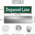 Decorative Tin Sign 16*4 Inch Dogwood Lane Marker - For Laundry Room ...