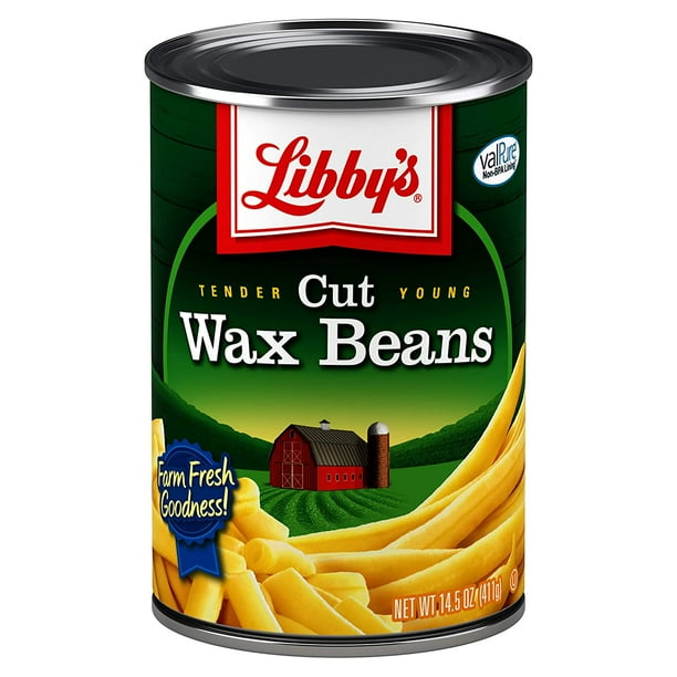 Libby's Wax Beans, 14 oz can, Quantity of 6 - Walmart.com
