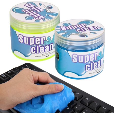Keyboard Cleaner (2 Pack, 320g), Universal Cleaning Gel Dust Cleaner ...
