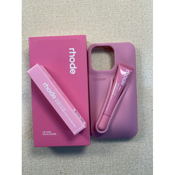 Hailey RHODE Lip Gloss Silicone Phone Case with Lip Gloss for iPhone ...