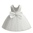 Flower Girls Wedding Sundress Loose Cute Tulle Sleeveless Princess ...