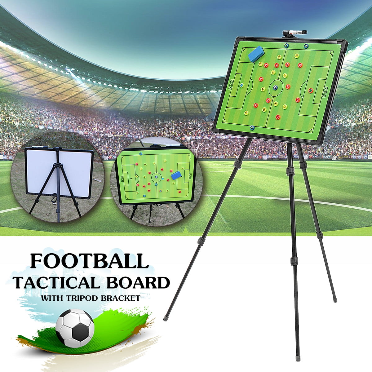 Precision a4 magnetic soccer coach tactics board - mensactive