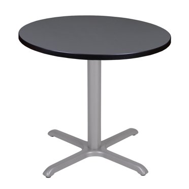 Regency Via 48" Round X-Base Table- Cherry/Grey - Walmart.com