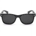 GLiving Pinhole Glasses, Black Hole Mesh Glasses, Foldable Arms, Eye ...