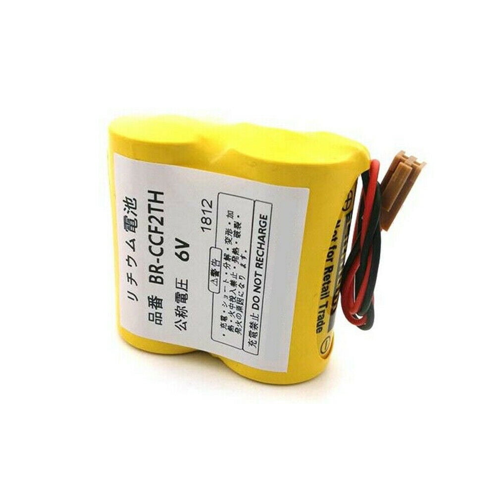 1PCS BR-CCF2TH 6V 5000mAh PLC Lithium Replacement Battery with Plug for ...