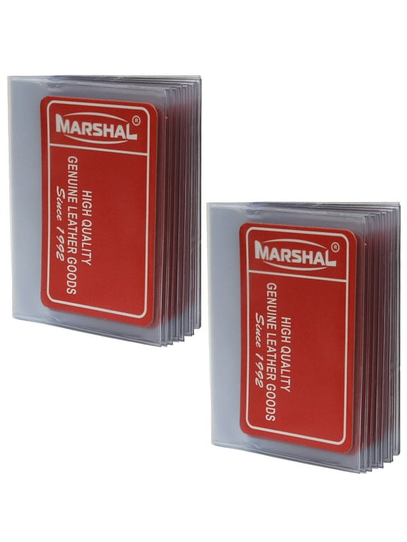 6-Page Heavy Duty Vinyl Plastic Wallet Insert for Trifold & Bifold ...