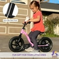 Toddler Balance Bike, Early Learning Interactive Push Bicycle with ...