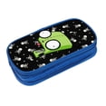 Invader Zim Large Pencil Case, Durable Pencil Pouch with Big Capacity ...