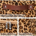 2PCS Storage Cubes with Zipper Lid 11 Inch Leopard Print Velvet Fabric ...