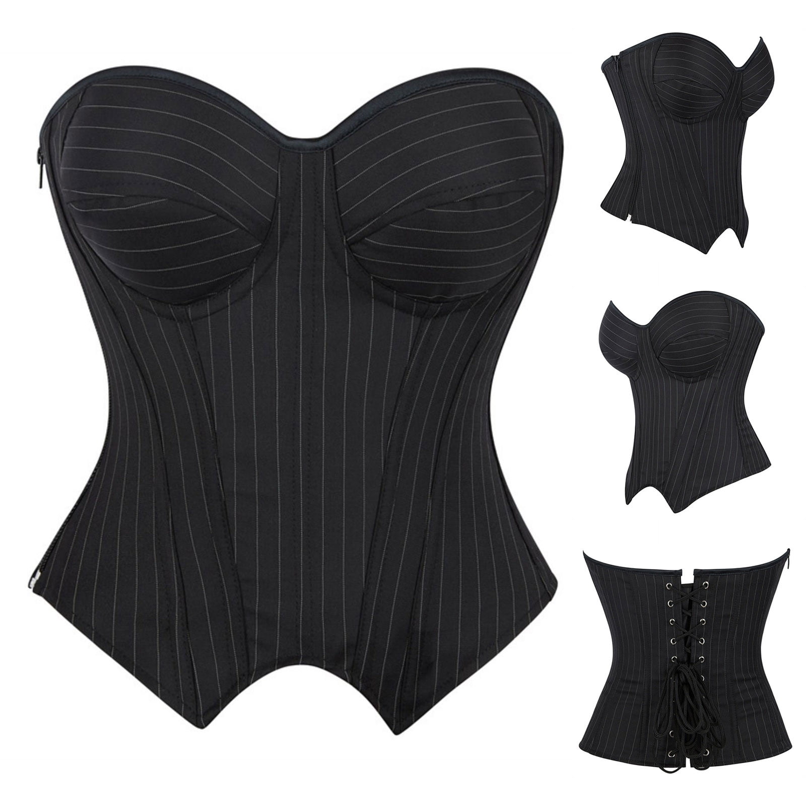 Click here for Mareep Womens Sexy Solid Color Corset Straps Tank... prices