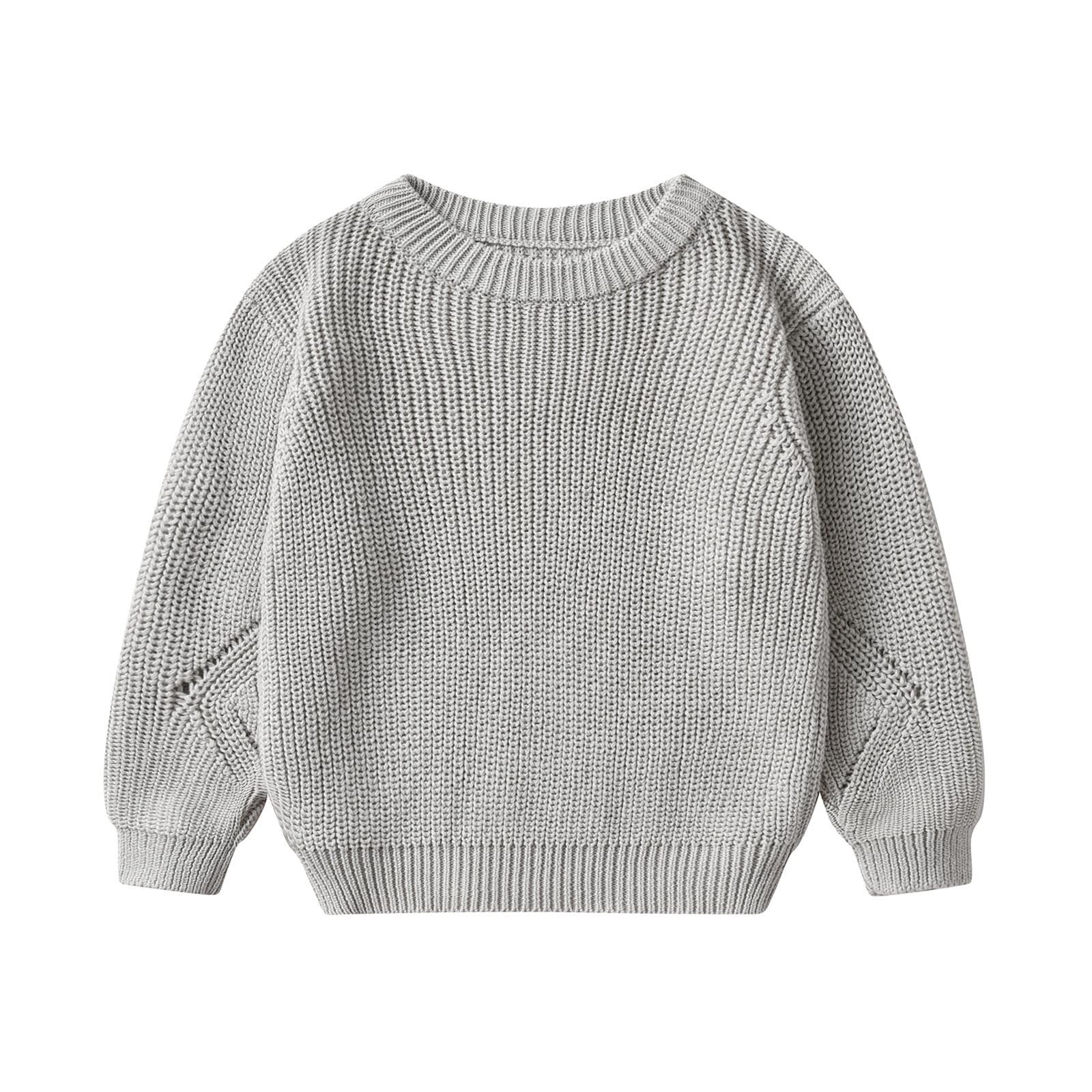 Click here for Lolmot Baby Girl Boy Oversized Knit Sweater Crewne... prices