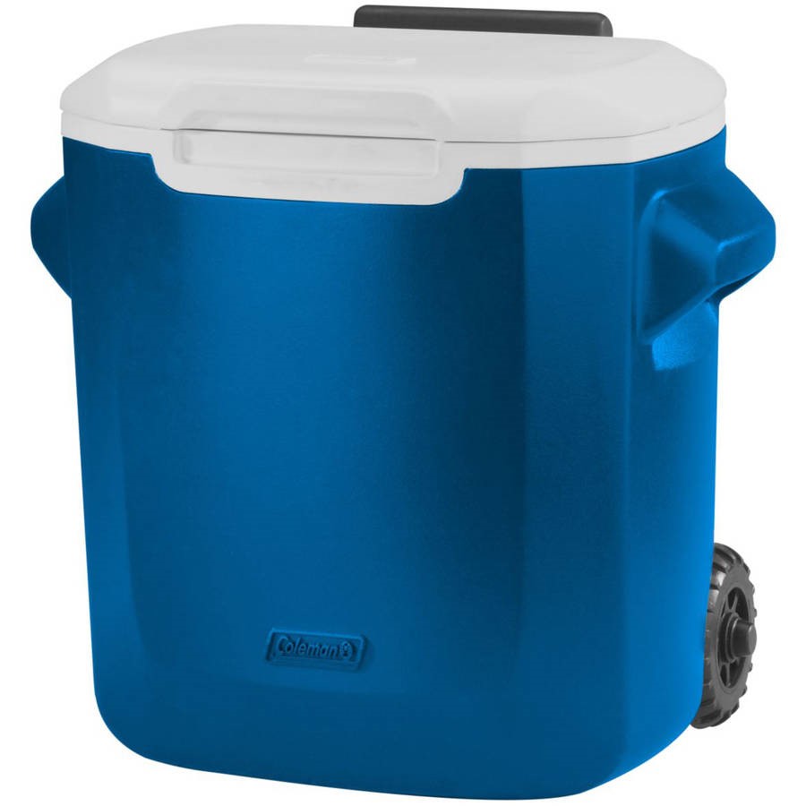 Coleman 16 Qt Personal Wheeled Cooler Blue Walmart Coleman 16 Qt Personal Wheeled Cooler Blue Walmart