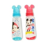 Disney Mickey Mouse Baby Boys' 2-Pack 9 Oz. Baby Bottles - aqua/multi ...
