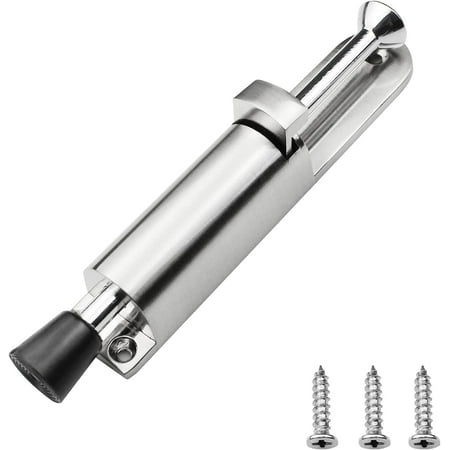 TILIYHELLO Lever Door Stop Retainer Spring Loaded Door Stopper Metal ...