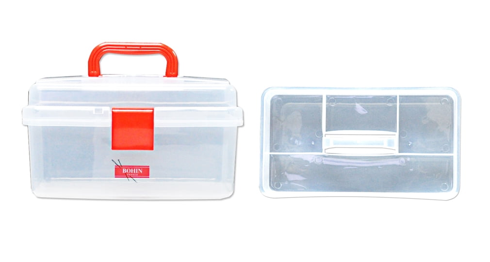 Bohin Transparent Plastic Sewing Box - Walmart.com