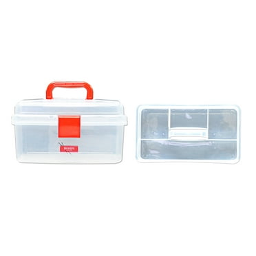 Superior Clear Plastic Sewing Box with Storage Organizer - Walmart.com
