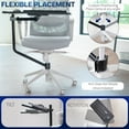VIVO Chair-Mounted Full Motion 26x12in Keyboard & Mouse Tray ...