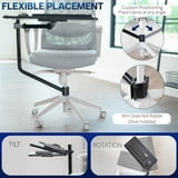 VIVO Chair-Mounted Full Motion 26x12in Keyboard & Mouse Tray ...