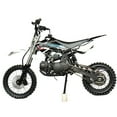 "X-Pro 125cc Dirt Bike, 4-Speed Manual Transmission, Kick Start, Big 14""/12"" Tires for Adults ...