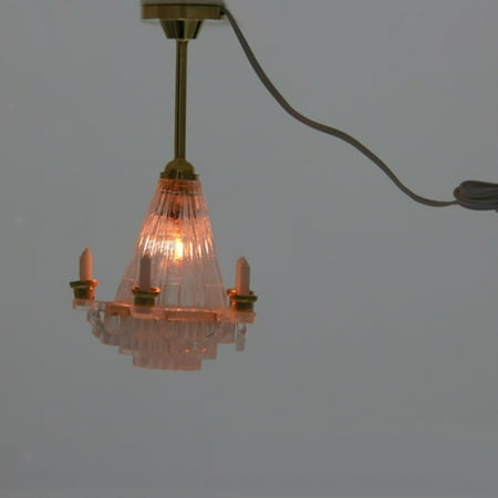 Exquisite LED Chandelier Ceiling Lamp Model Toy for Furniture Toy ...