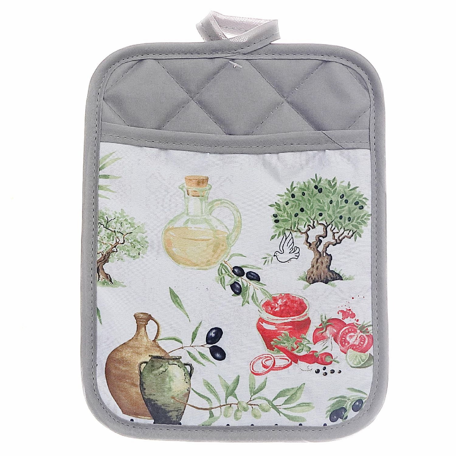 Click here for Ih Casadécor Pot Holder With Pocket Olives - Set O... prices