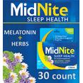 MidNite Drug-free Sleep Aid Chewable Tablets, Cherry Flavor, 30 Ct ...
