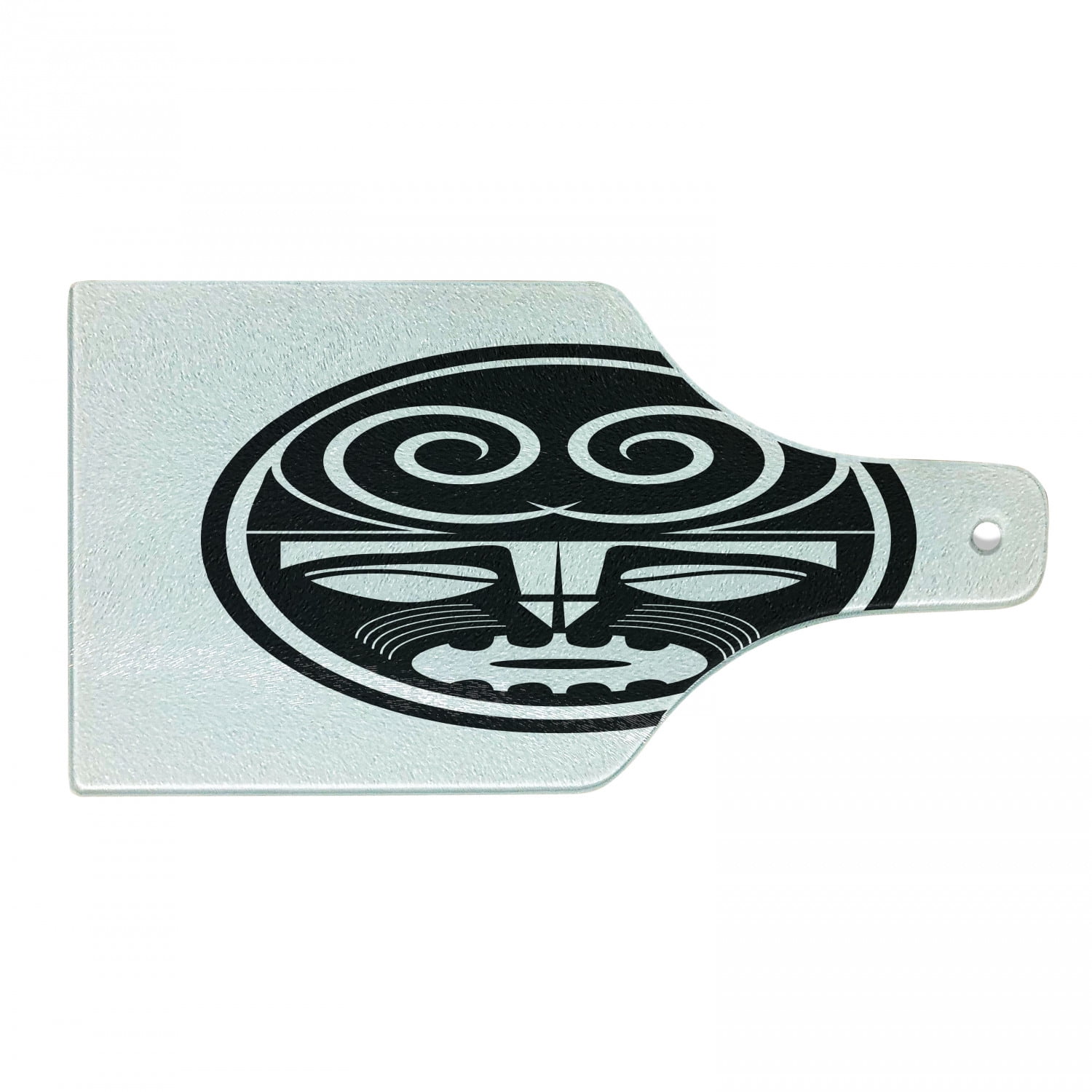 Ethnic Cutting Board, Maori Culture with Swirls and Whiskers Motifs ...