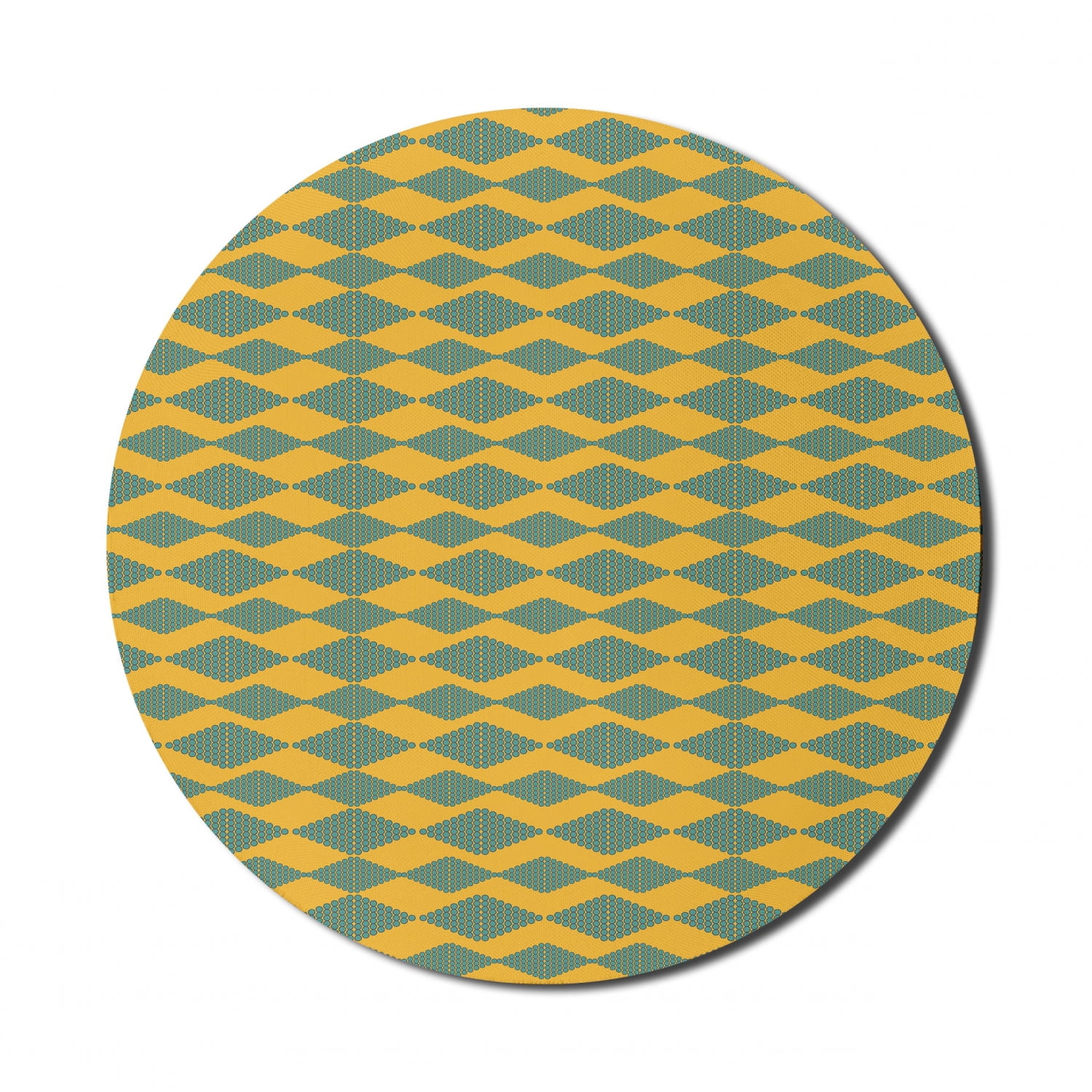 Abstract Mouse Pad for Computers, Horizontally Aligned Round Blots in ...