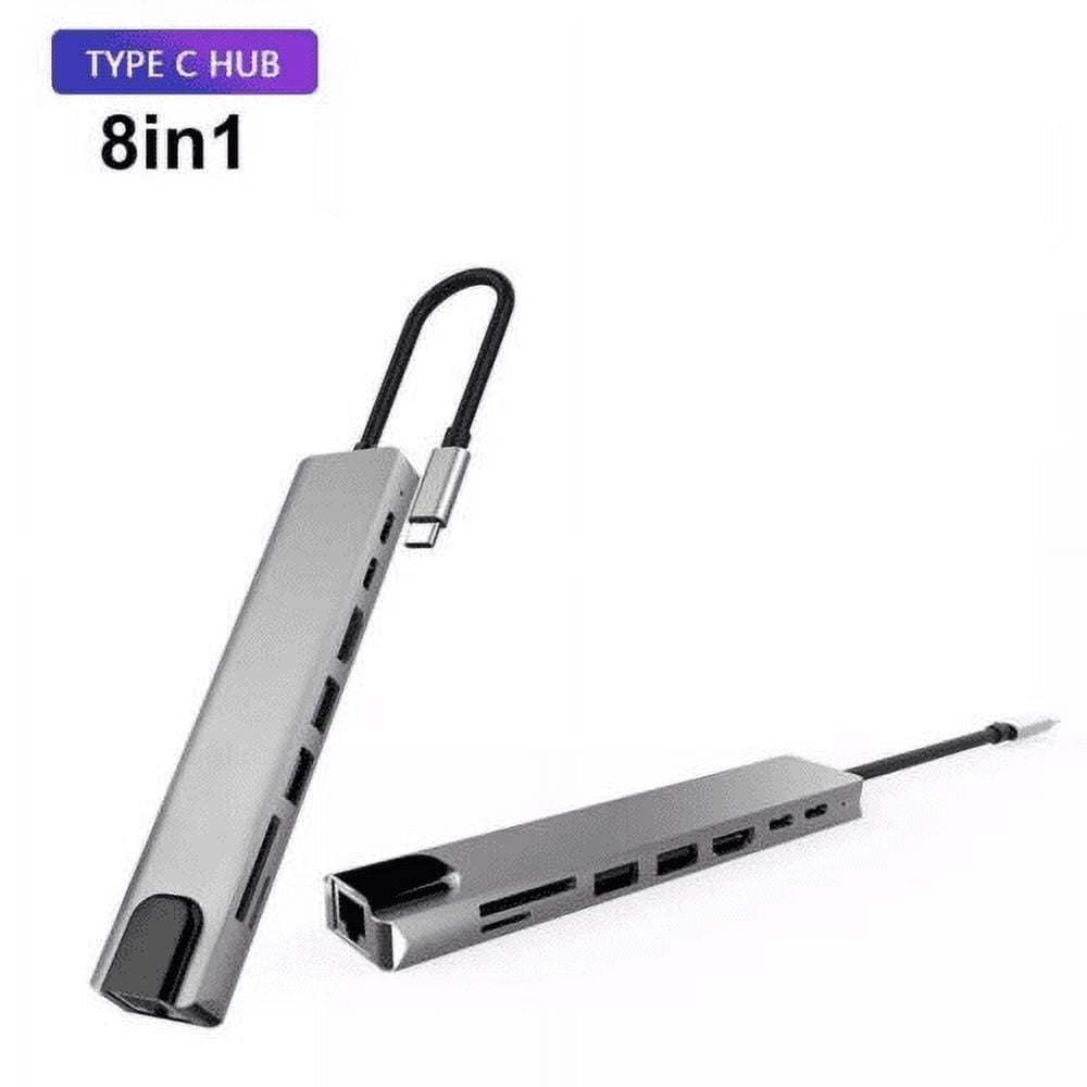 Click here for Reiche Usb C Hub 8 In 1 Adapter Hdmi 4k Usb 3.0 Mi... prices