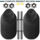 Yes4All 200 lbs Adjustable Dumbbell Weight Set, Cast Iron Dumbbell ...