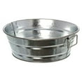 American METALCRAFT, Inc. MTUB83 Round Galvanized Metal Tub, Silver 37 ...