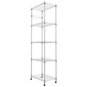 Apollo Hardware 4-Shelf 48'' H x 15'' W Shelving Unit - Walmart.com ...