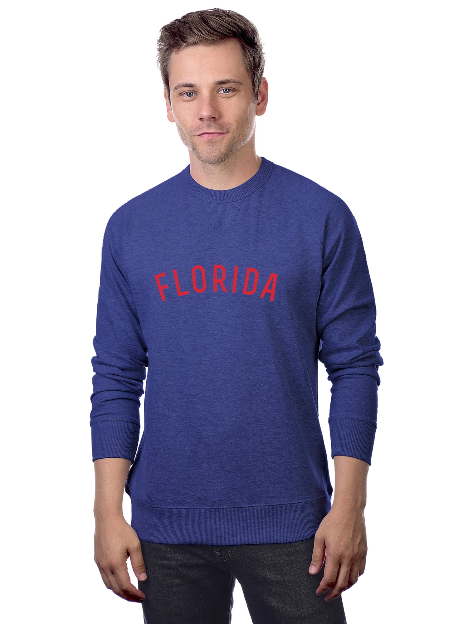 Daxton Florida Sweatshirt Athletic Fit Pullover Crewneck French Terry ...
