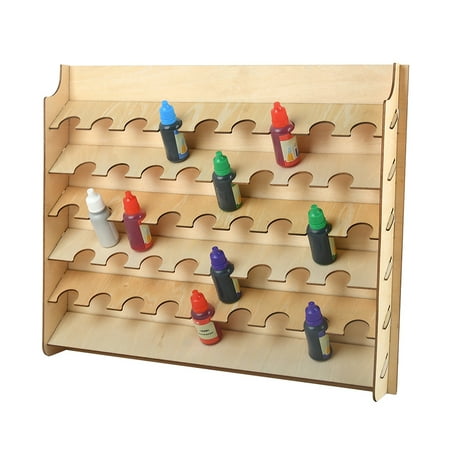 Model Paint Rack Delicate Convenient Paints Holding Shelf with Wooden ...