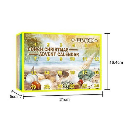 24 Days Countdown Surprise Toy Advent Calendar Christmas Box Conch ...
