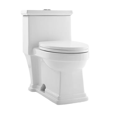 Virage One Piece Elongated Toilet with Touchless Retrofit Dual Flush 1. ...