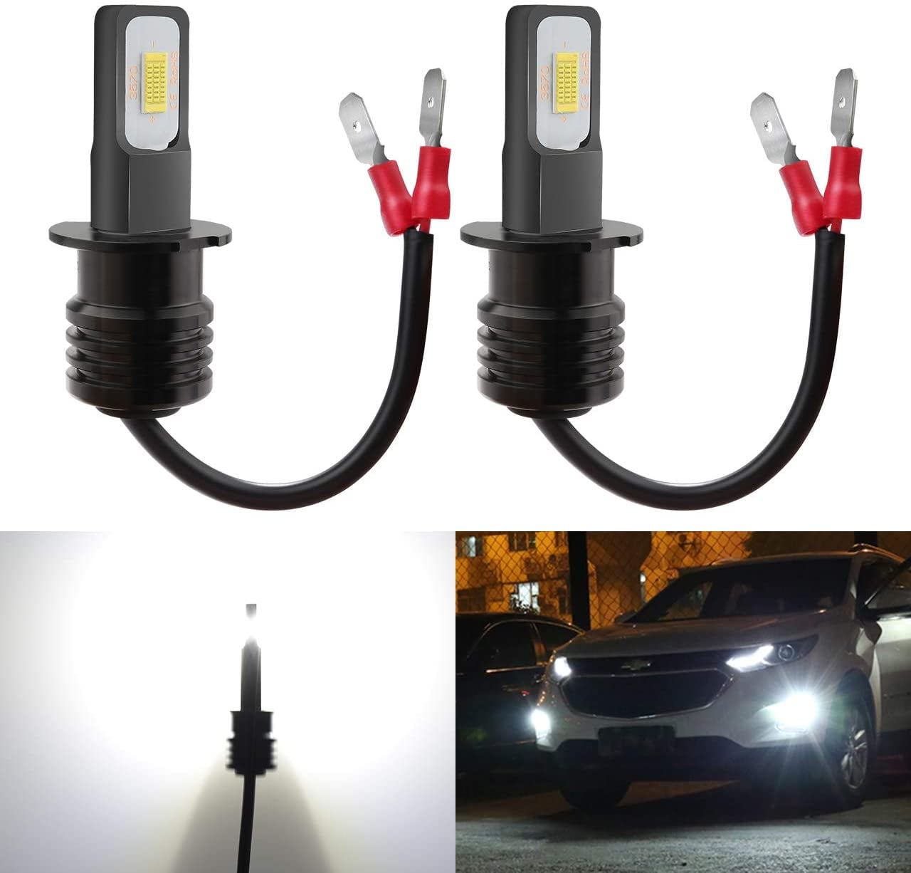 Fit for SUBARU LEGACY 1998-2007 H3 LED Fog Light Bulbs,2pc,SHENKENUO ...