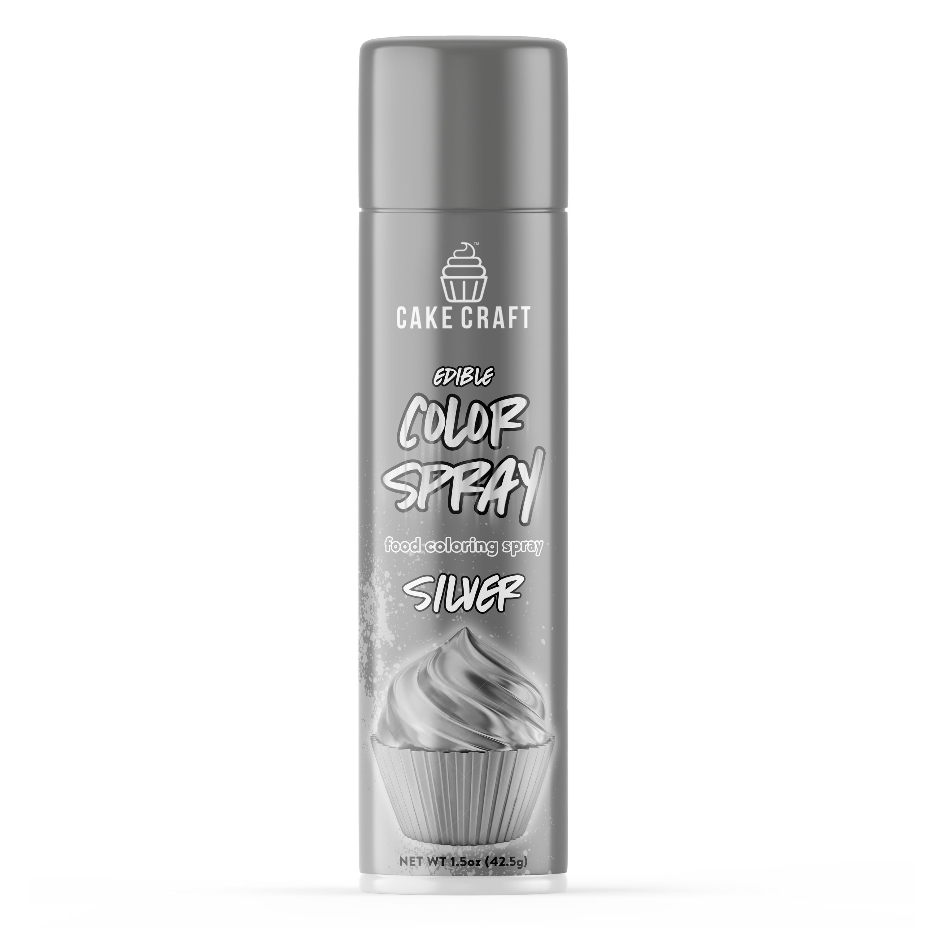 Cake Craft Silver Color Spray, Cake Decoration Color Spray, 1.5 oz ...