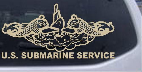 U.S. SUBMARINE SERVICE Car or Truck Window Decal Sticker - Walmart.com