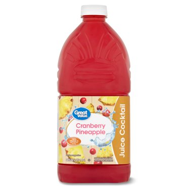 Great Value Cranberry Raspberry Juice Cocktail, 64 fl oz - Walmart.com