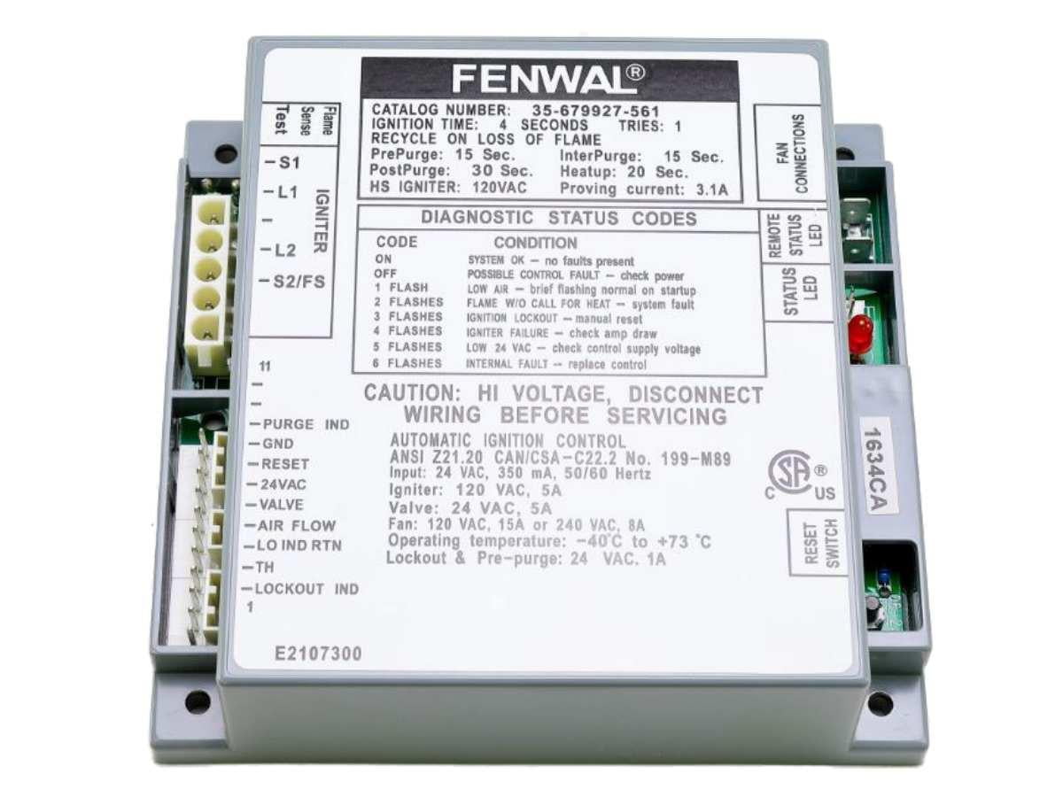 Fenwal 35-679927-561 Ignition Module 24 VAC Proven HSI With Blower ...