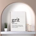 Grit Definition Print Canvas Wall Art Home Office Decor Modern ...