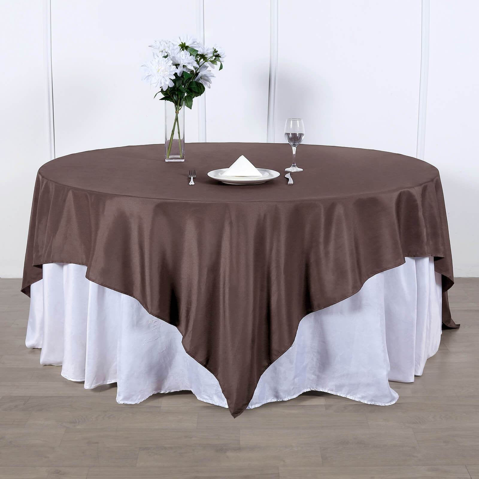 Chocolate Table Cloths