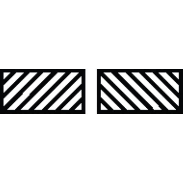 Metal Clay Design Block, Rectangular, Diagonal Lines - Walmart.com