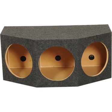 QPower Quad 4 Hole 12 Inch Sealed Divided Speaker Box Subwoofer ...