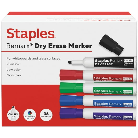 Pentel Markathon Pump Dry Erase Marker, Chisel Tip, Assorted Colors, 4 ...