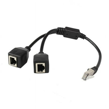 RJ45 Splitter Connector, RJ45 Adapter 1 to 2 Ethernet RJ45 Coupler ...