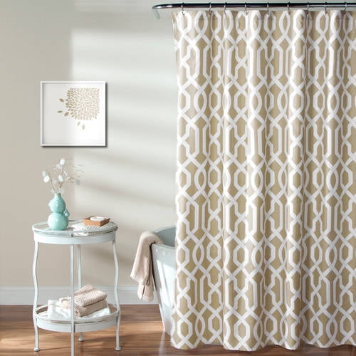 Lush Decor Edward Shower Curtain, Trellis - Walmart.com