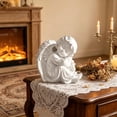 Avdolw Resin Cherub Figurine Set – Elegant Praying and Hugging Statues ...
