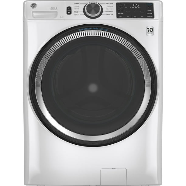 GEÂ® 5.5 cu. ft. (IEC) Capacity Washer with Built-In Wifi White ...